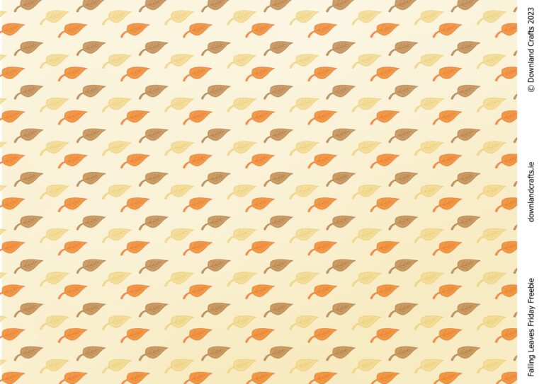 Falling Leaves Friday Freebie - Downland Crafts - Free Design Paper ...
