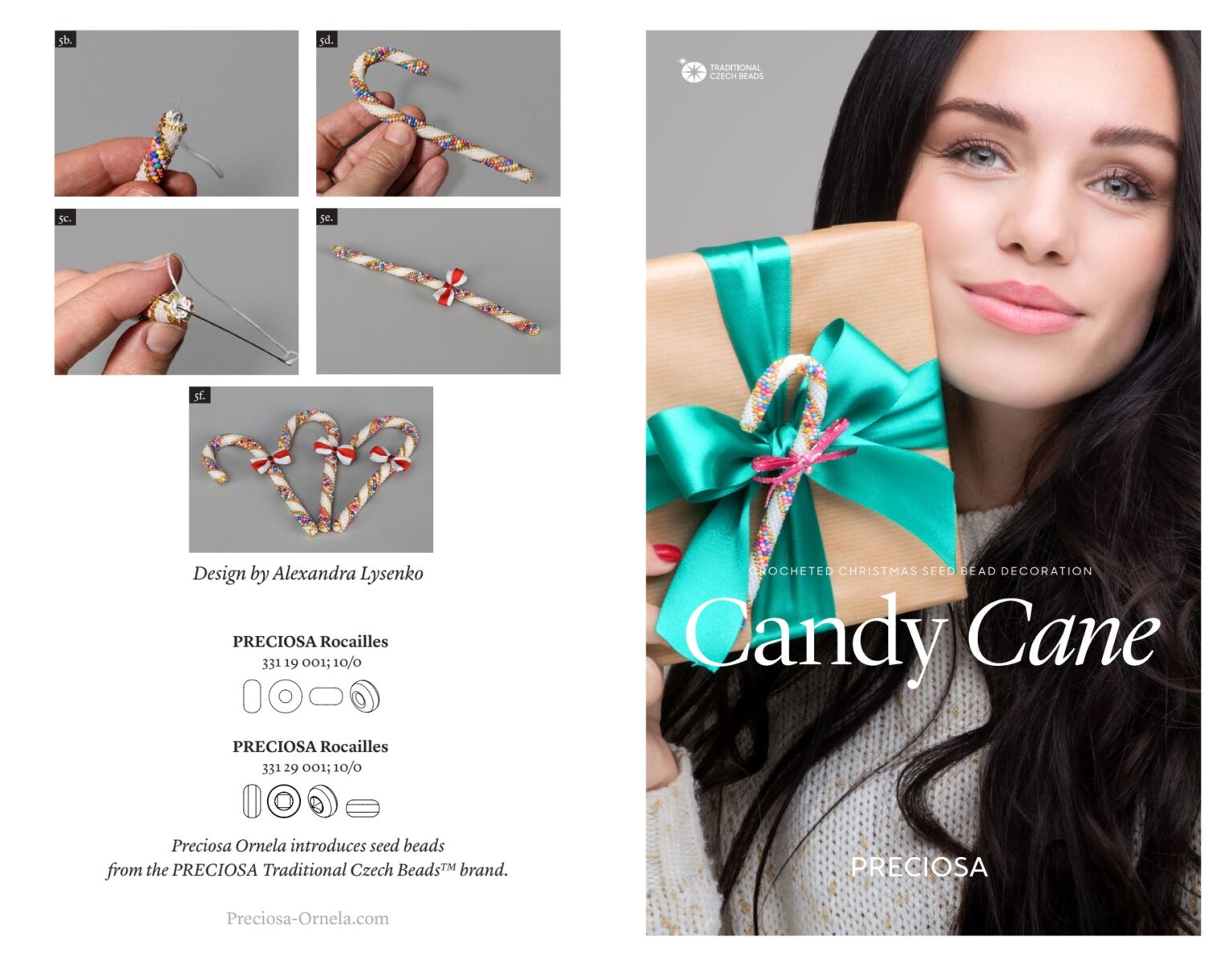 Candy Cane Friday Freebie - Printable Beading Pattern ...
