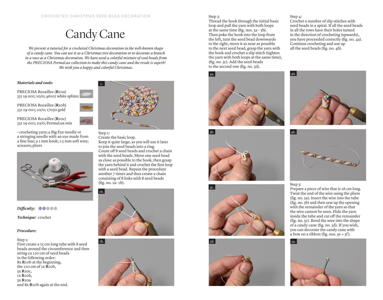 Candy Cane Friday Freebie - Printable Beading Pattern ...